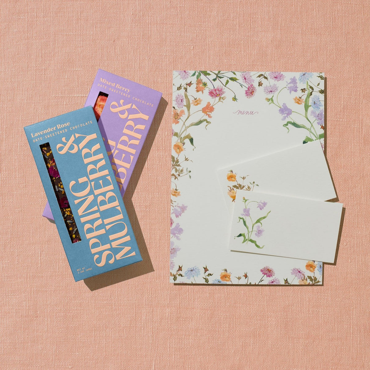 Spring & Mulberry | Inslee Fariss Menu & Place Card Set