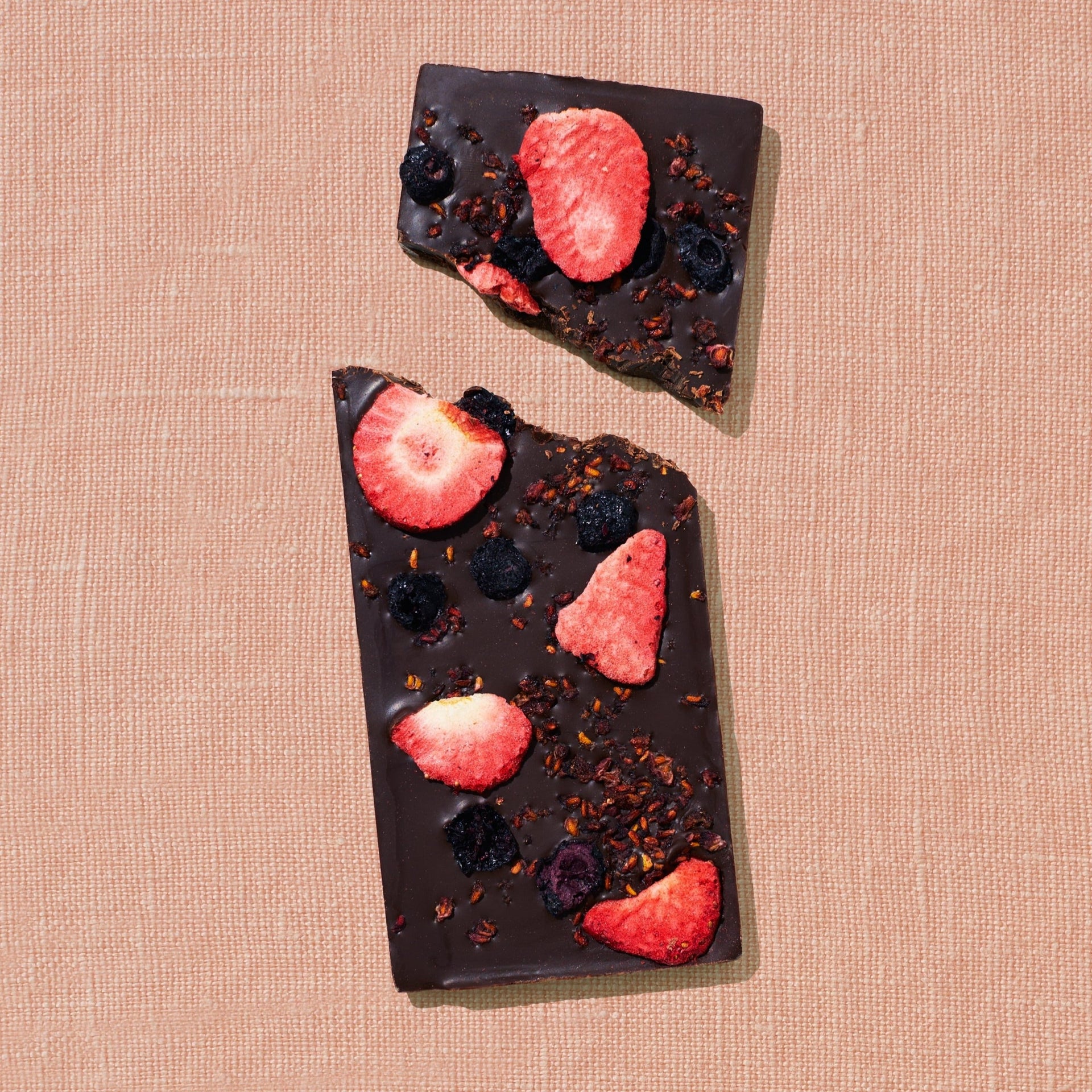 Mixed Berry Date-Sweetened Dark Chocolate – Spring & Mulberry